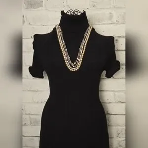 Lia Sophia | Jewelry | Lia Sophia Layered Pearl Chain Necklace Multi ...